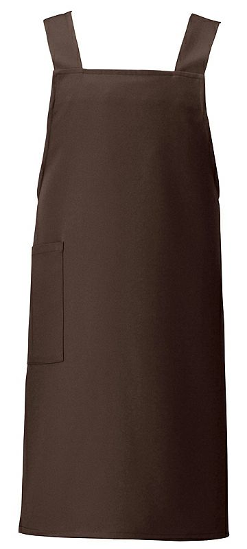 【背中H型】胸当てエプロン（ストレッチ） [AZ-HS2506]│名入れロゴ・ネーム刺繍、オリジナルプリントOK│飲食店ユニフォーム チームワークアパレル